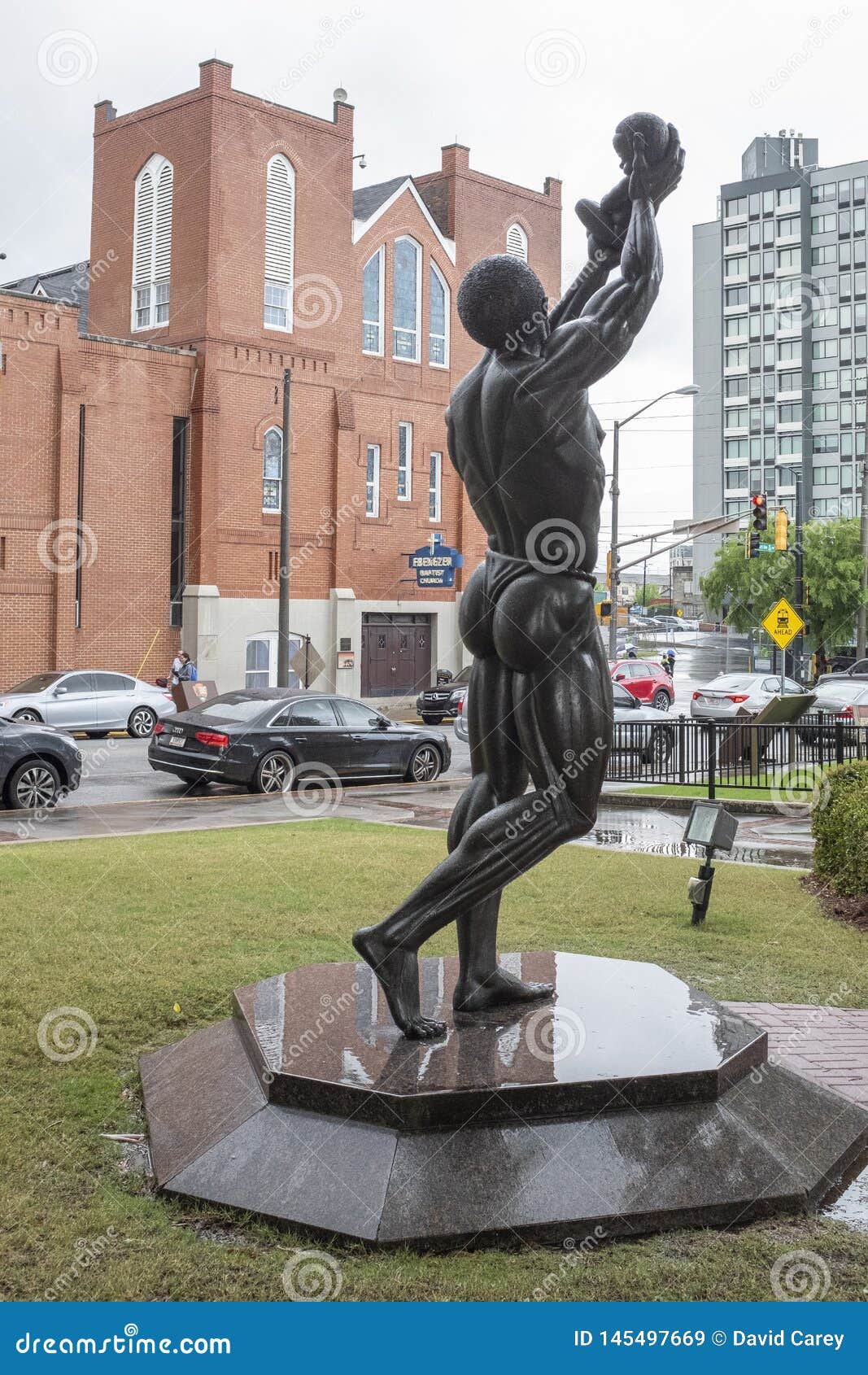 A Statue Of Behold Outside The Martin Luther King Center For Non ... A Statue Of Behold Outside The Martin Luther King Center For Non ...