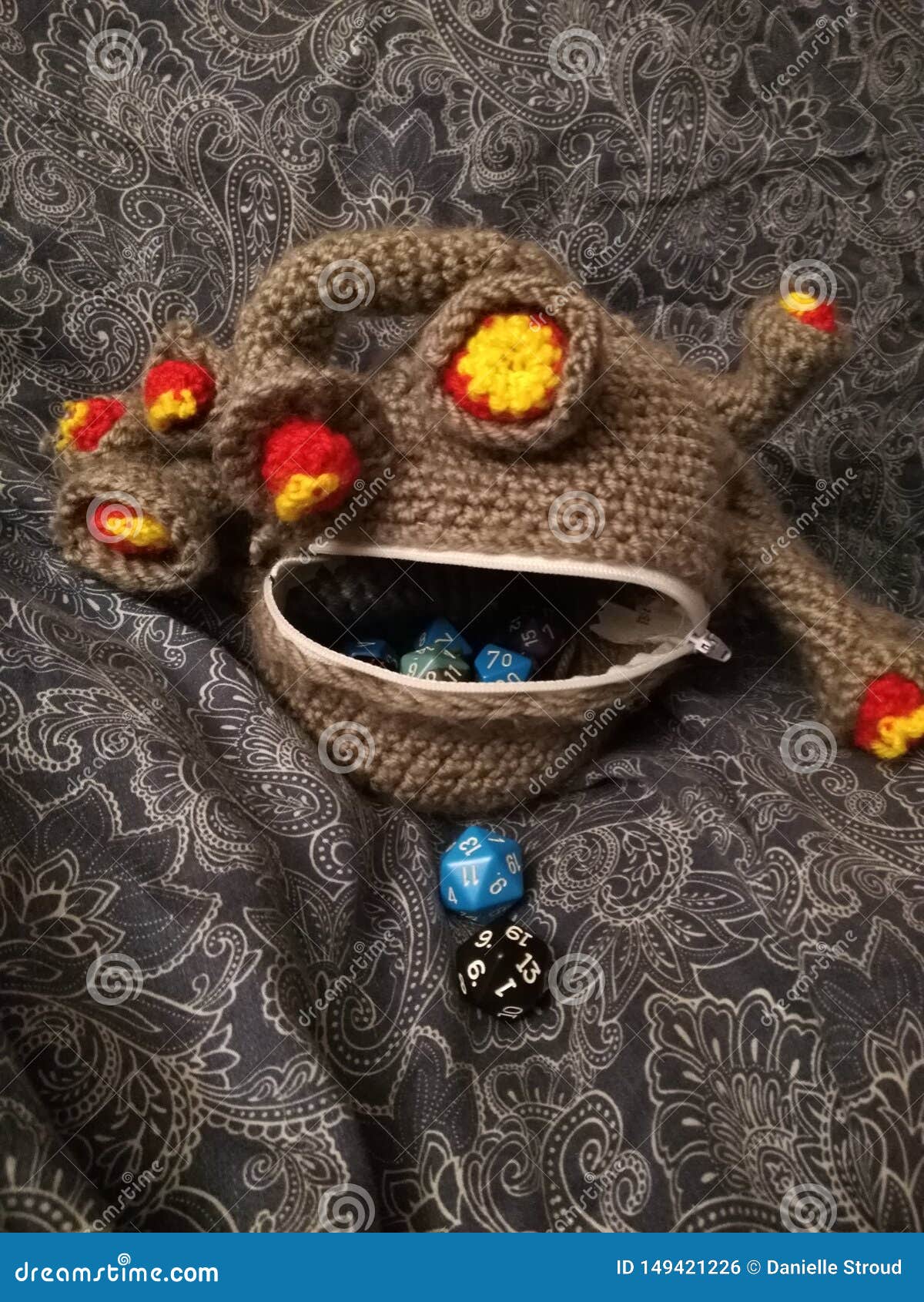 Beholder Dice Bag stock photo. Image of beholder, dragons - 149421226