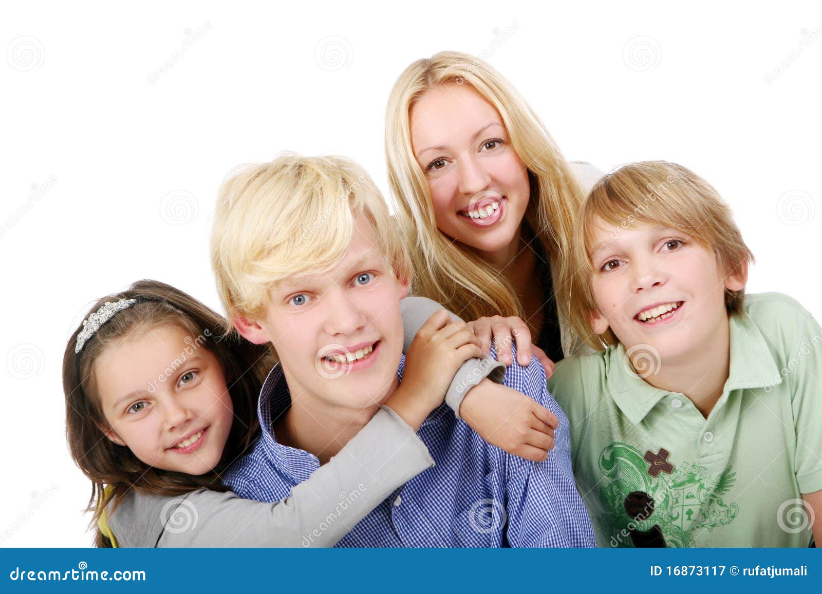 Bei ragazzi e ragazze immagine stock. Immagine di felice - 16873117