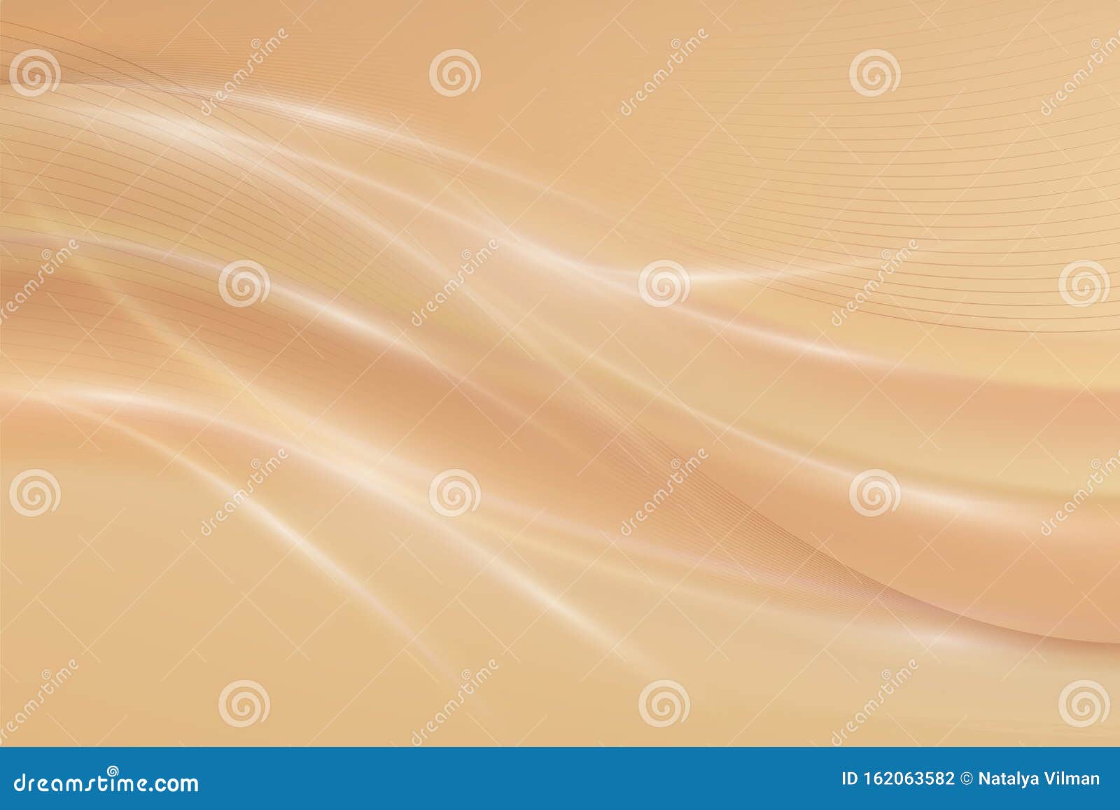 Beige Abstract Background with Flashes of Light and Soft Waves Stock ...