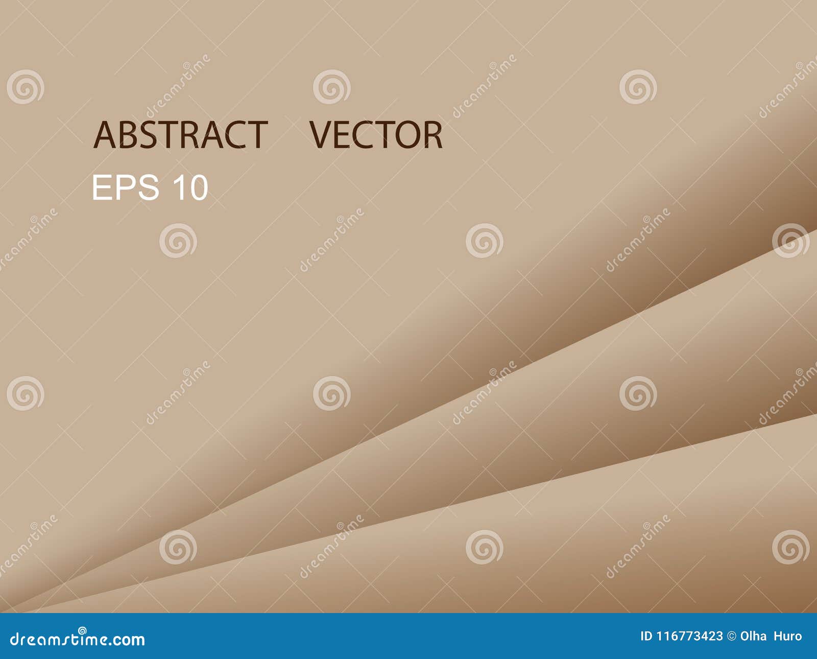 Beige Abstract Geometric Background Formed with Triangles. Stock Vector ...