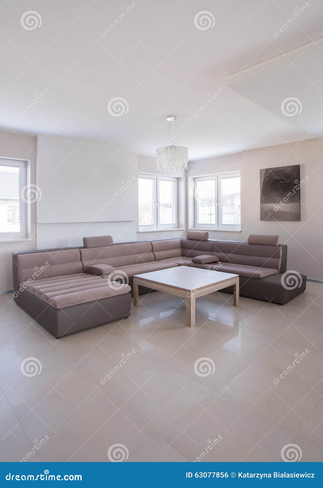 Beige angular sofa stock photo. Image of angular, elegant - 63077856