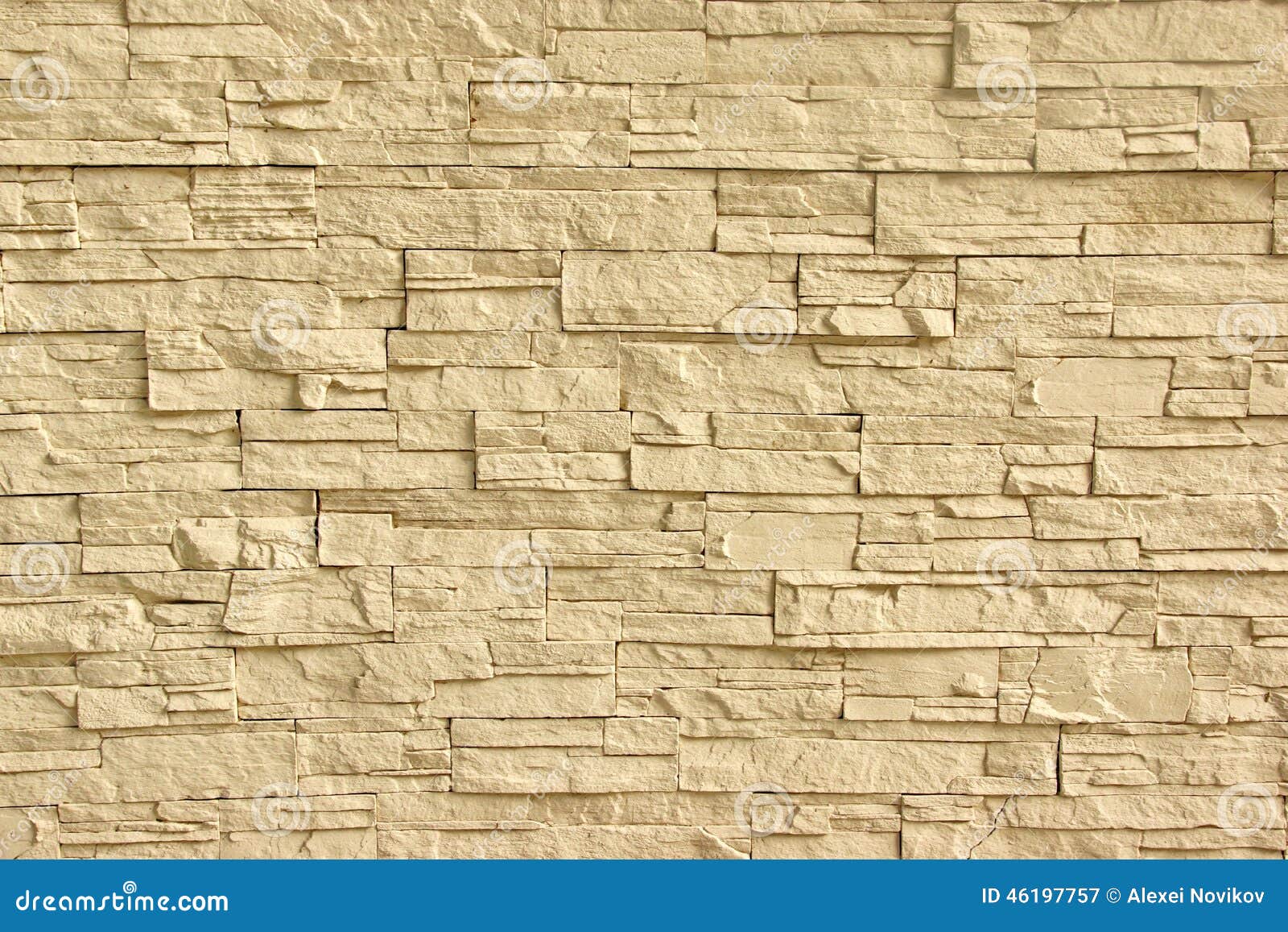 Beige Artificial Stone Wall Stock Image - Image of pastel, ornament ...
