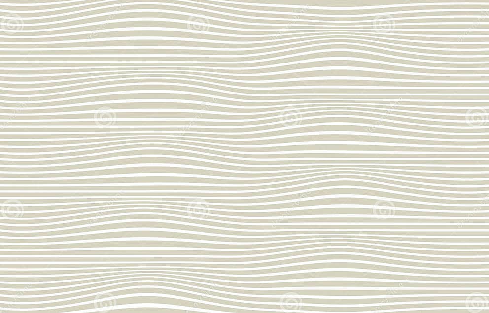 Beige Background with White Thin Wavy Lines, Horizontal Lines Stock ...