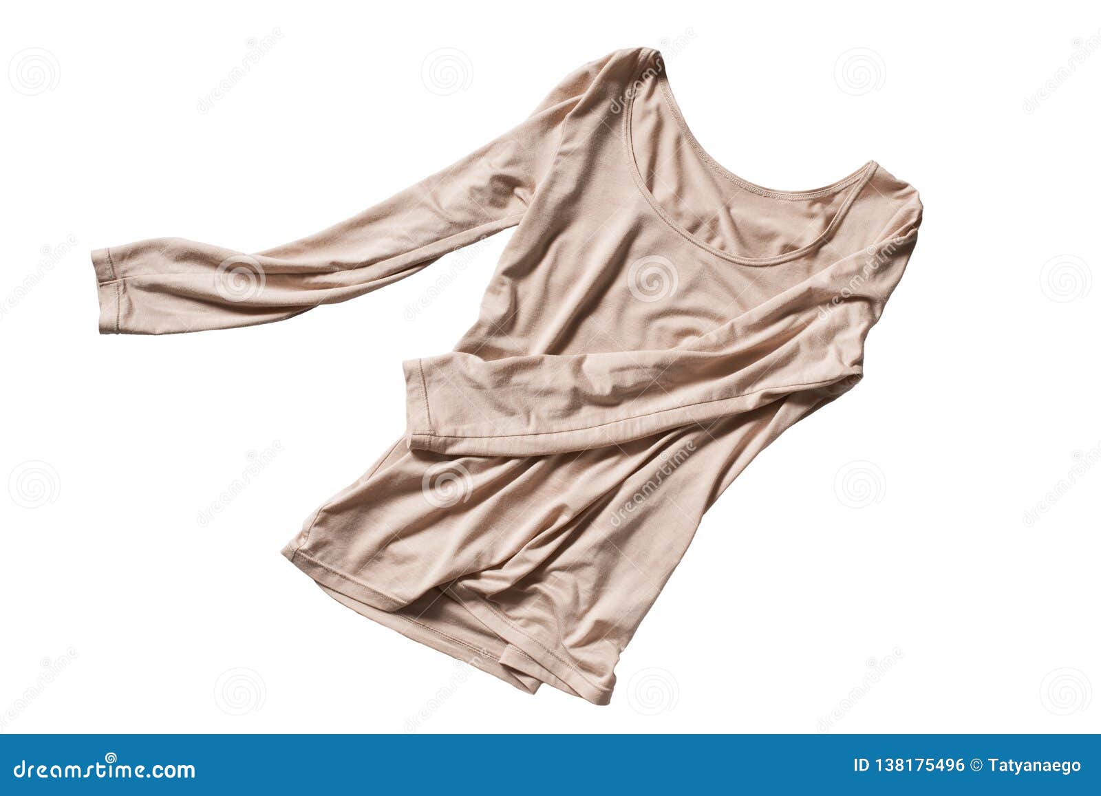 Crumpled shirt isolated stock photo. Image of isolated - 138175496