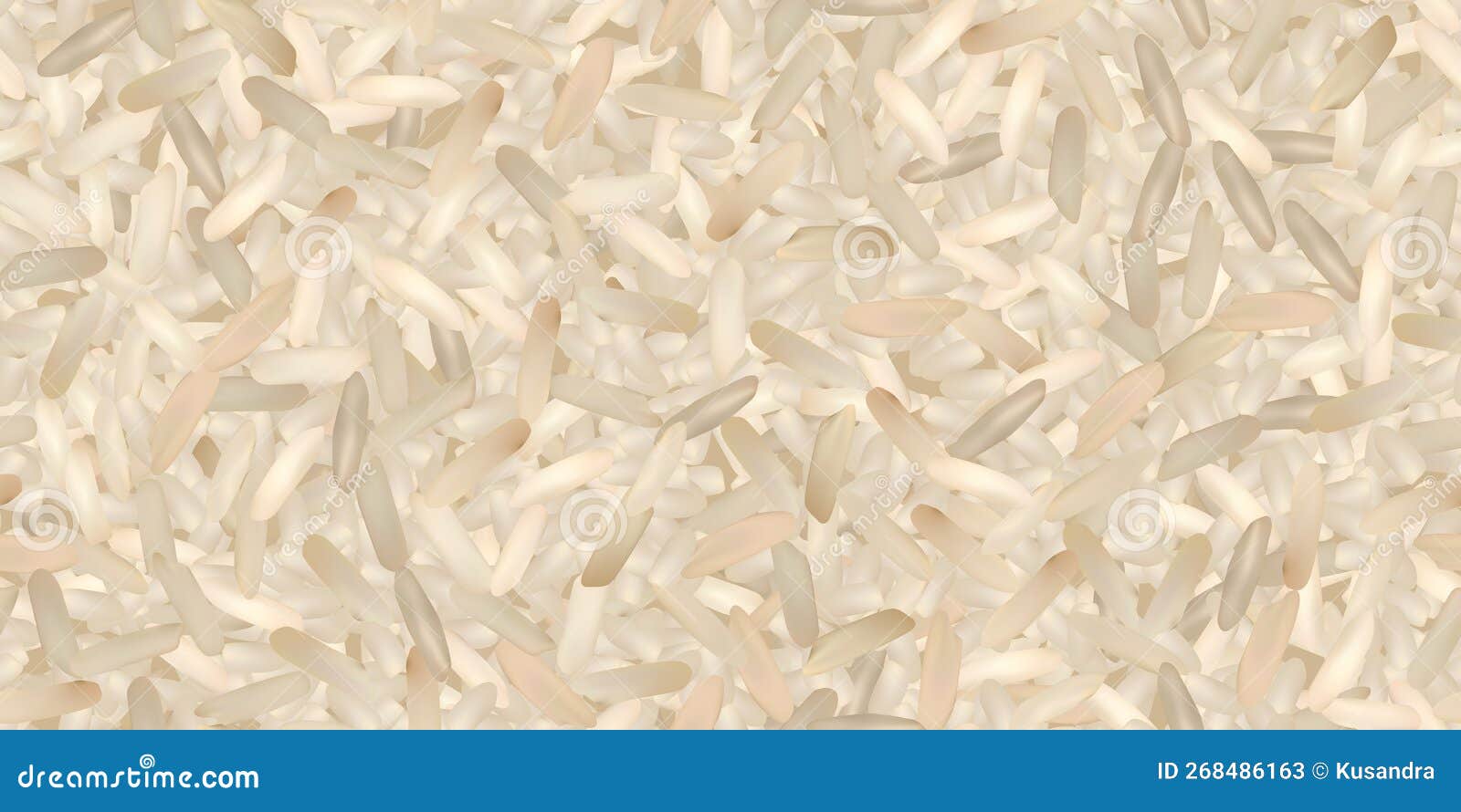 Rice Seamless Pattern. Hand Drawn Plant And Grains Texture, Sketch Of ...