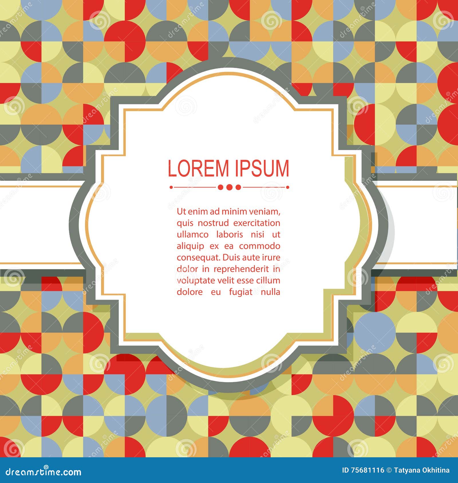 Beige blue abstract border stock vector. Illustration of hexagon - 75681116