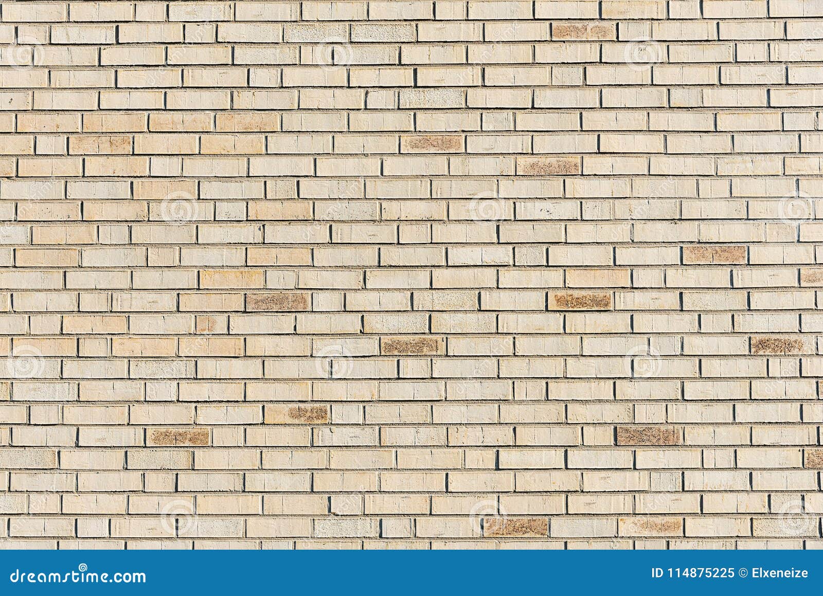 Beige Brick Facade. Torn Stone Texture. Brick Wall. Abstract Background ...