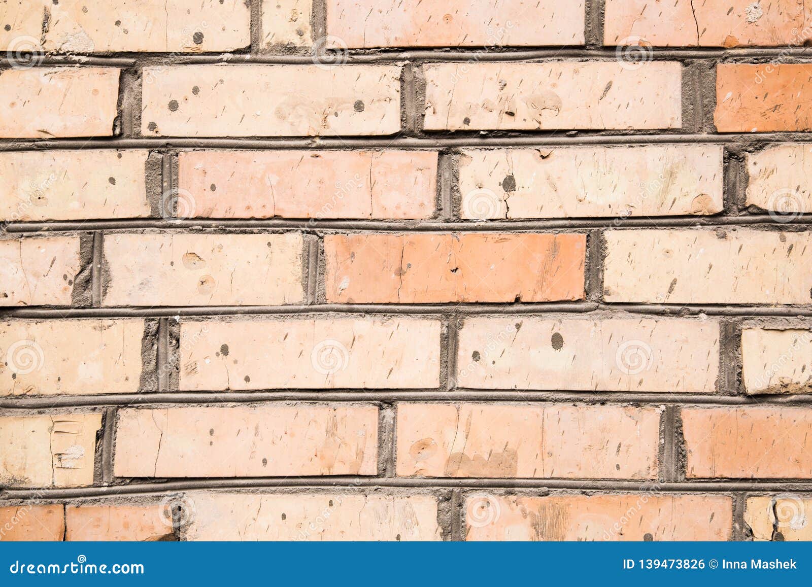 Beige Brick Wall. Brick Wall Texture Pattern or Brick Wall Background ...