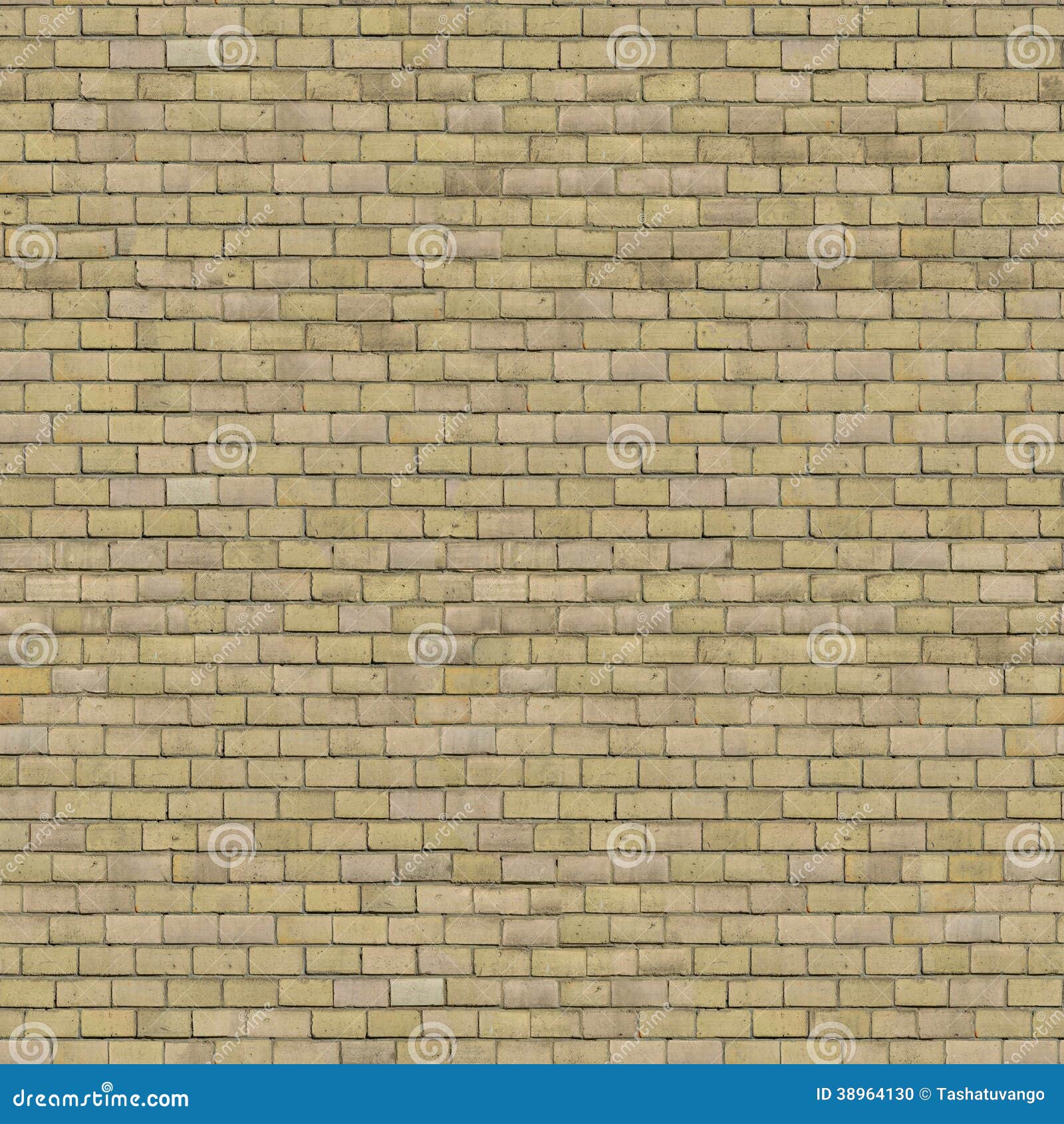 Beige Brick Wall. Seamless Tileable Texture. Stock Photo - Image of ...