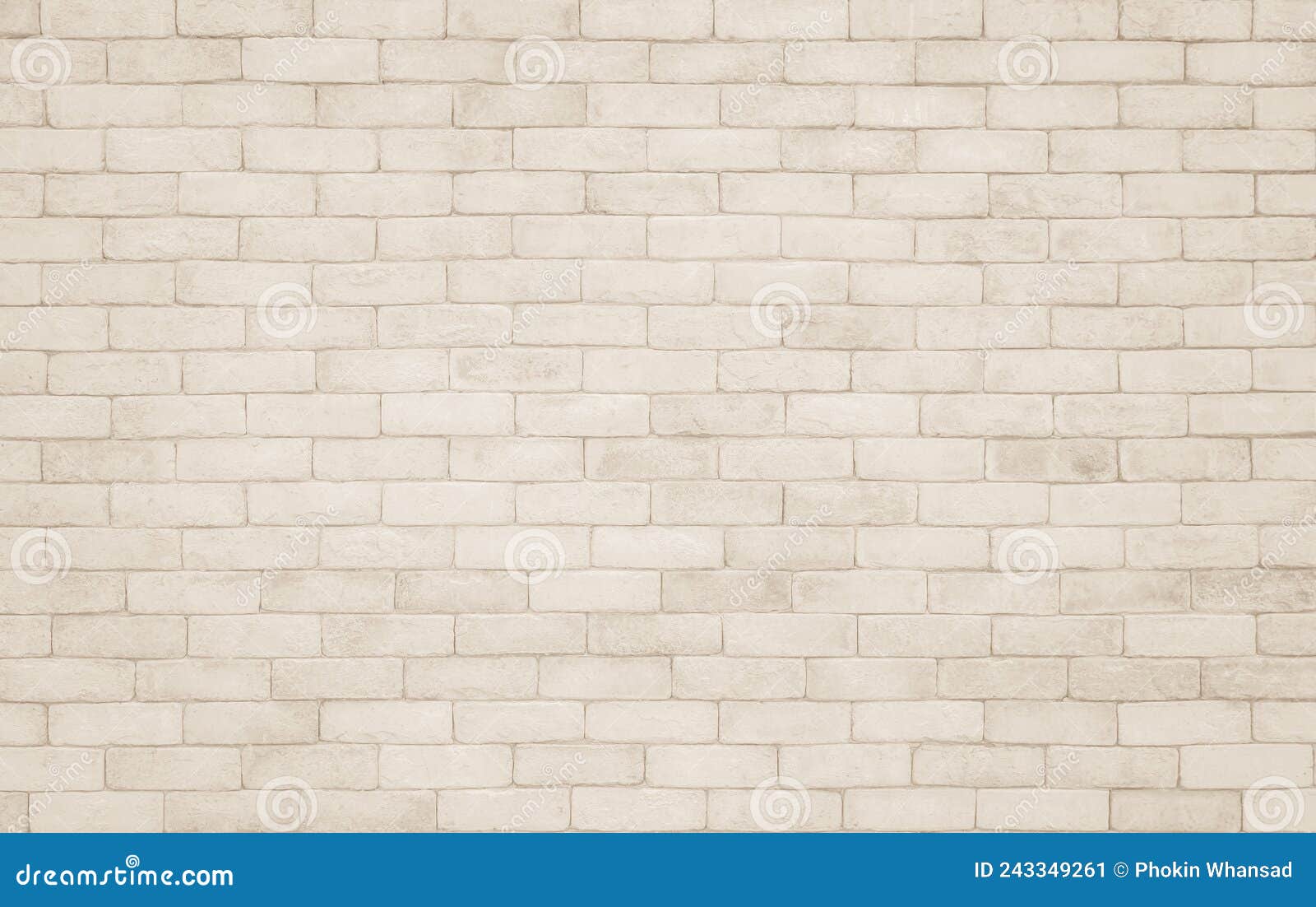 Beige Brick Wall Texture Background. Brickwork and Stonework Flooring ...
