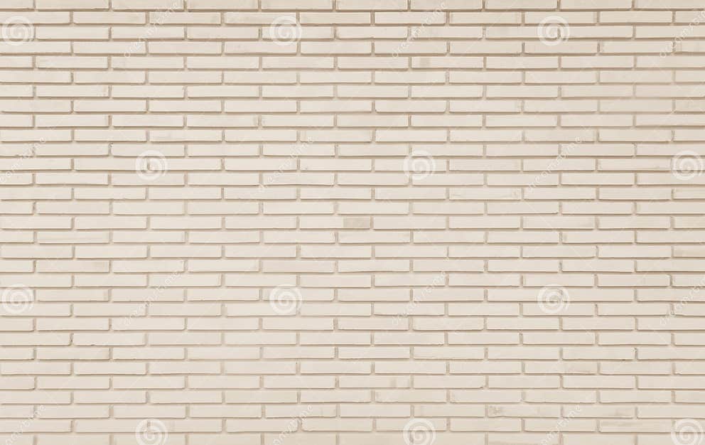 Beige Brick Wall Texture Background. Brickwork and Stonework Flooring ...