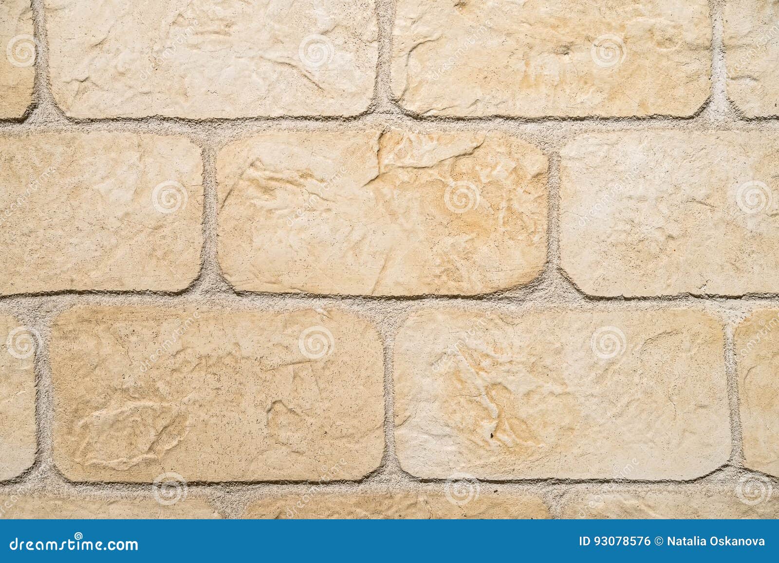 Beige brick wall texture stock photo. Image of aging - 93078576