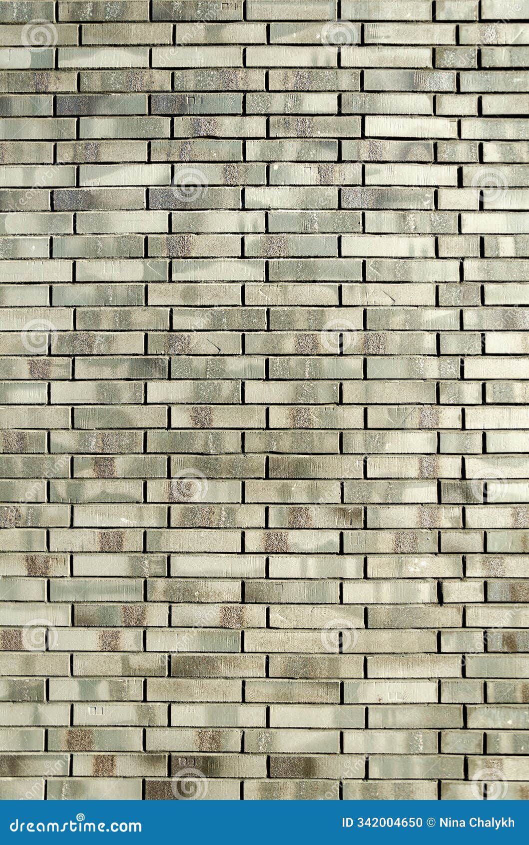Beige Brick Wall. Vertical Architectural Background, Facing Brick ...