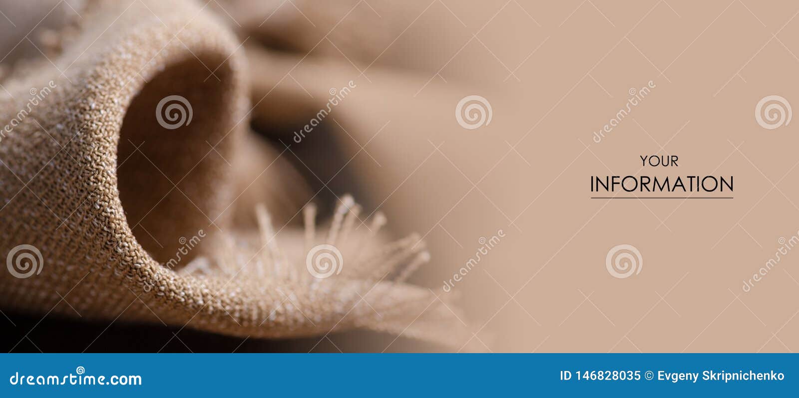Beige Brown Fabric Texture Material Fashion Pattern Stock Image - Image ...