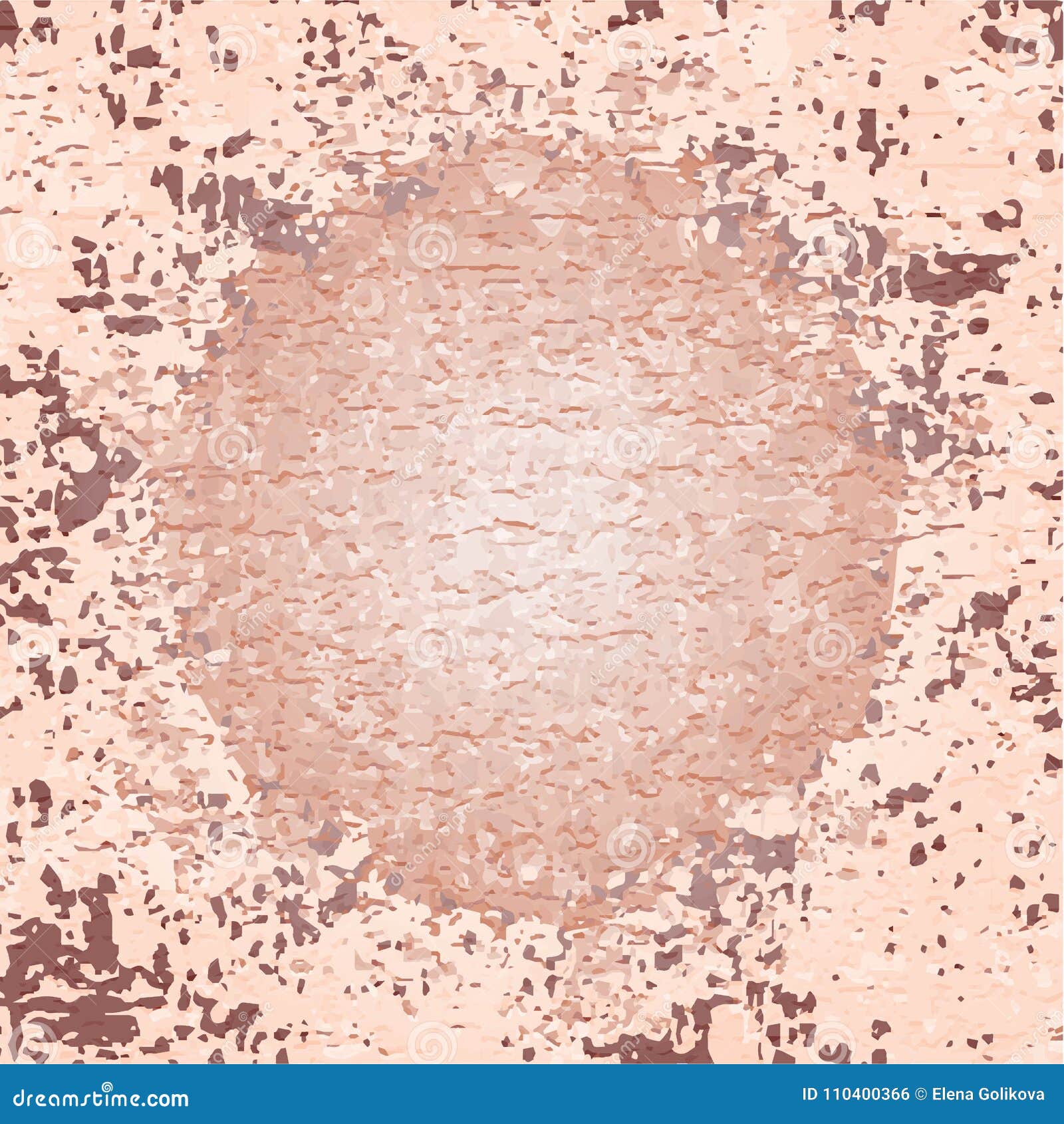 Beige Brown Textured Background with Circle and Spots. Rough Wall ...