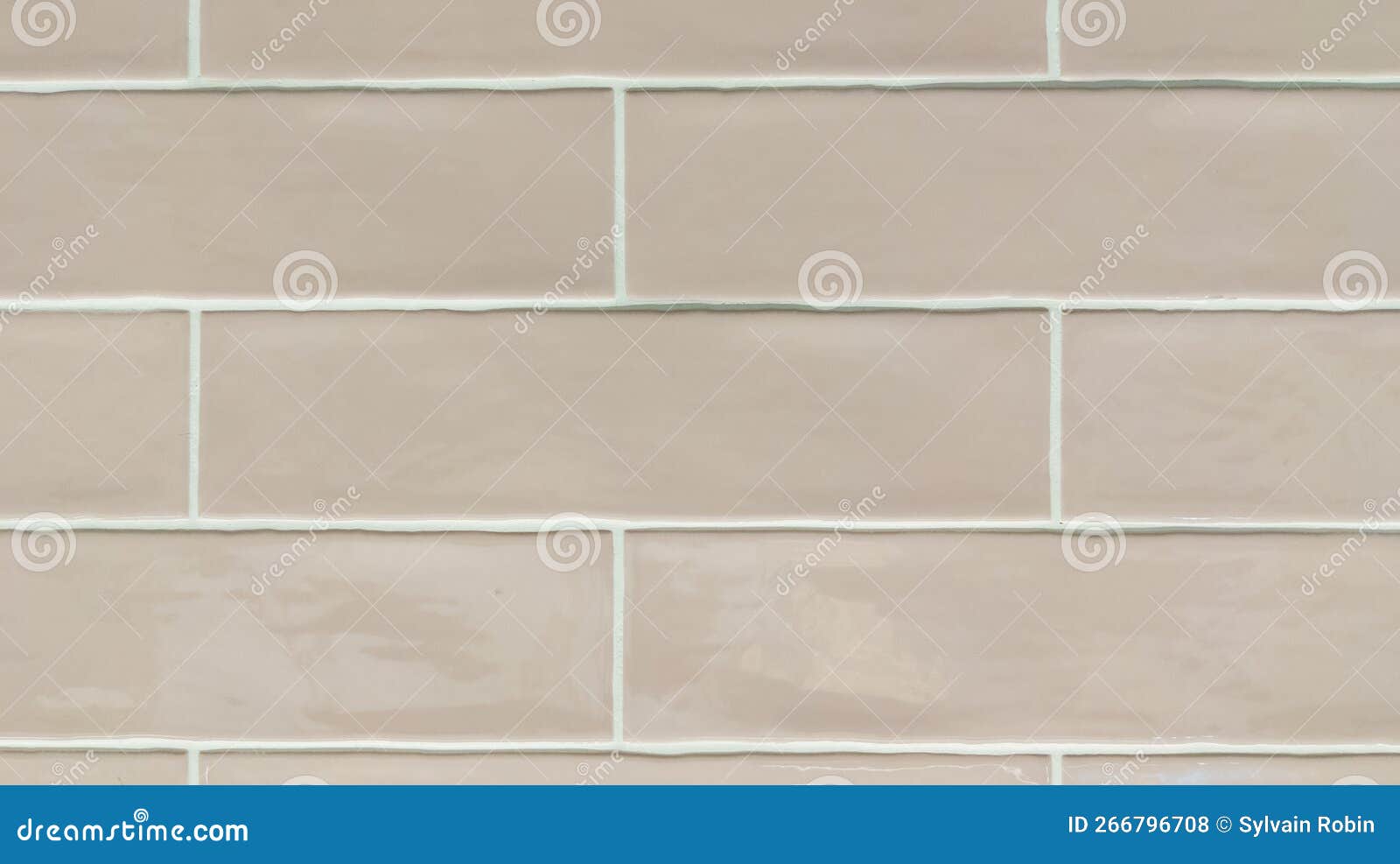 Beige Brown Tilling Brick Wall in Modern House Stock Photo - Image of ...