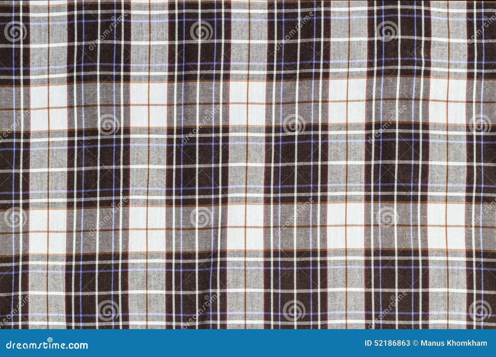 Beige checkered on fabric stock image. Image of brown - 52186863