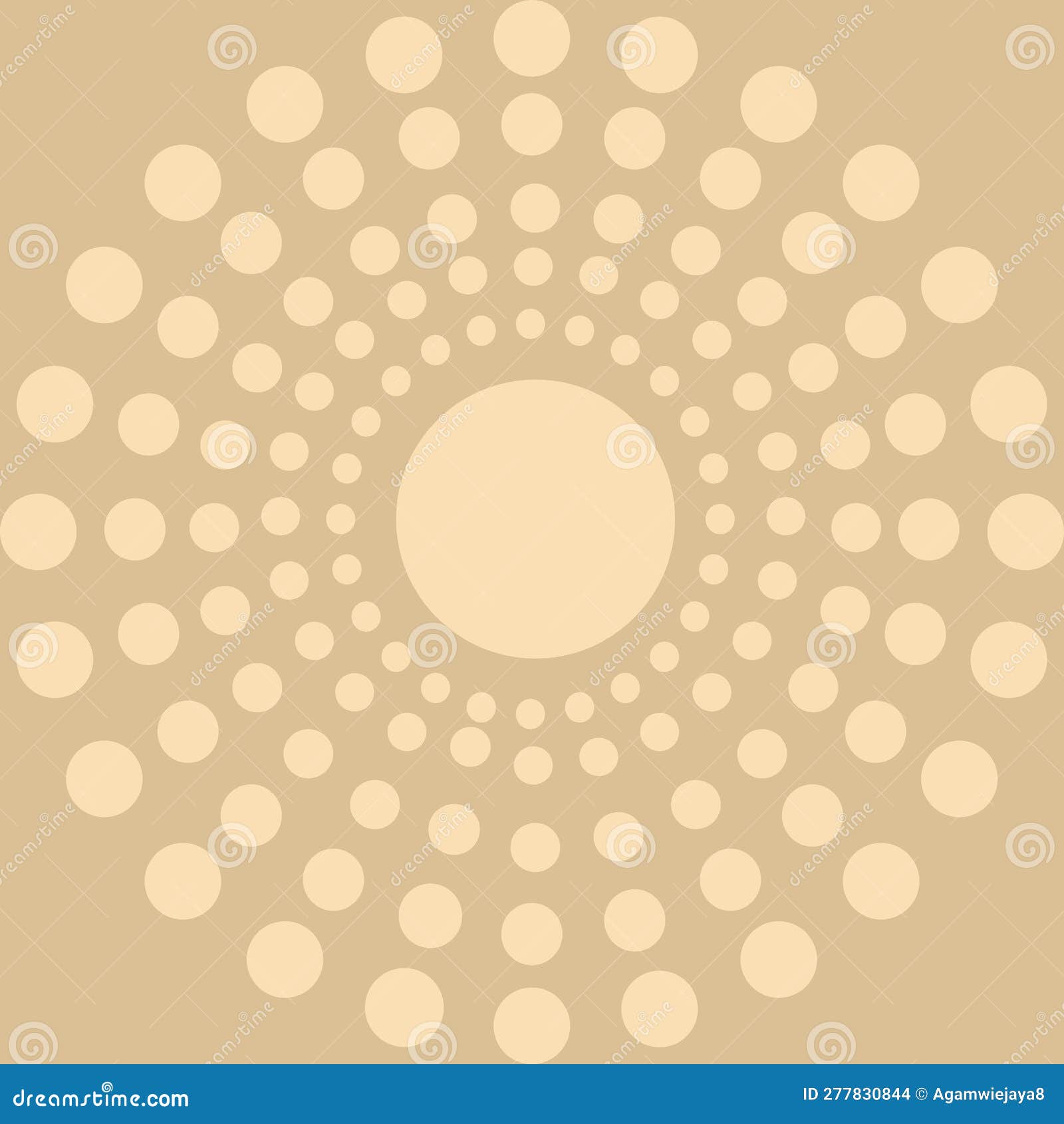 Beige Circle Pattern stock illustration. Illustration of wallpaper ...