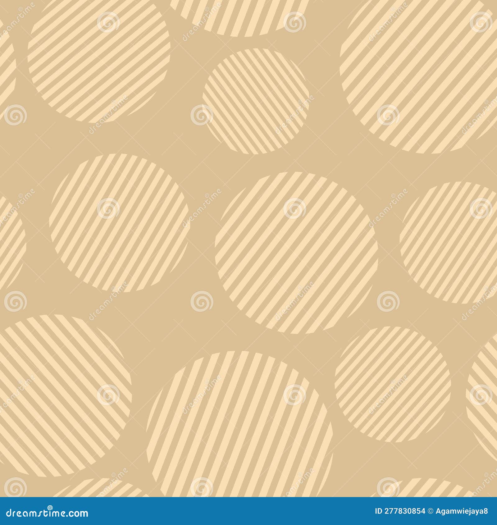 Beige Circle Pattern stock illustration. Illustration of text - 277830854