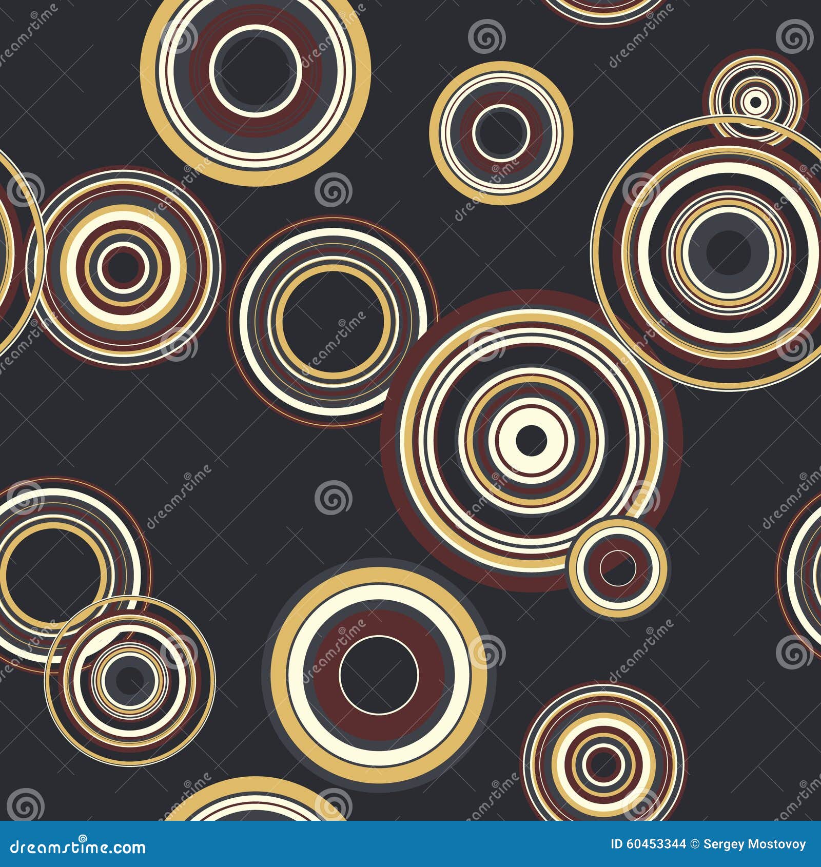 Beige circles background stock vector. Illustration of decor - 60453344