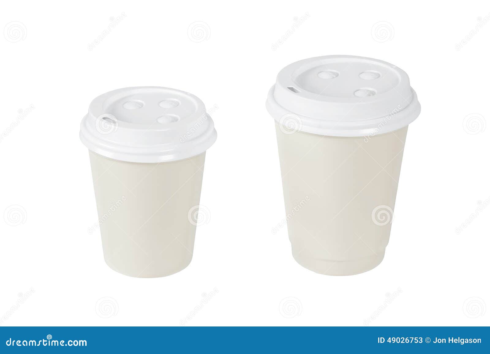 Beige coffee cups isolated stock image. Image of blank - 49026753