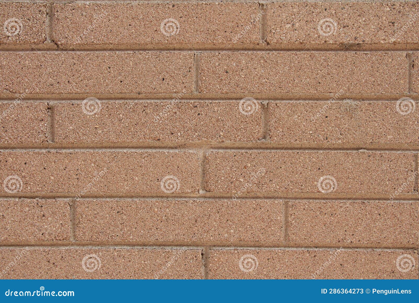 Beige Color Brick Wall, Long Bricks, Medium Close Shot Stock Image ...