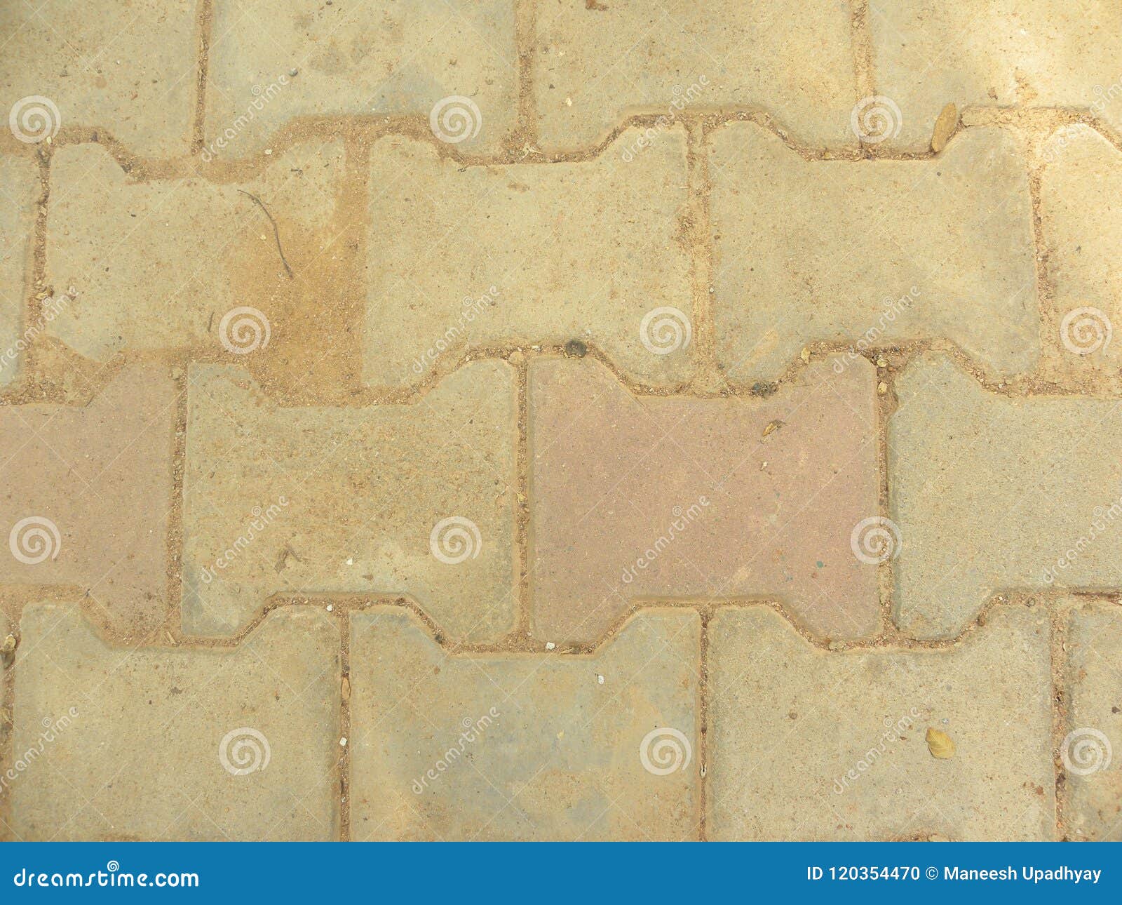 Beige Color Concrete Blocks Background Stock Photo - Image of cement ...