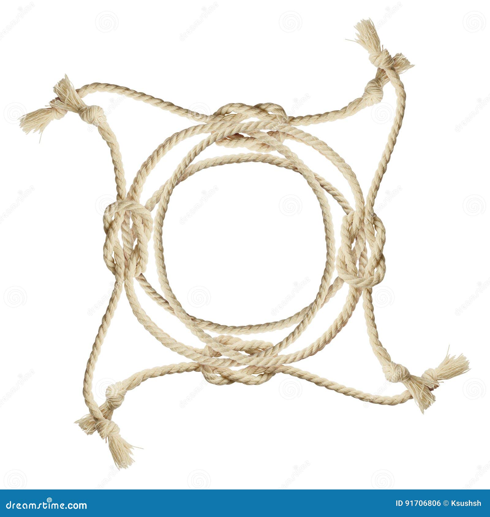 Rope Square Knot Royalty-Free Stock Image | CartoonDealer.com #38680558