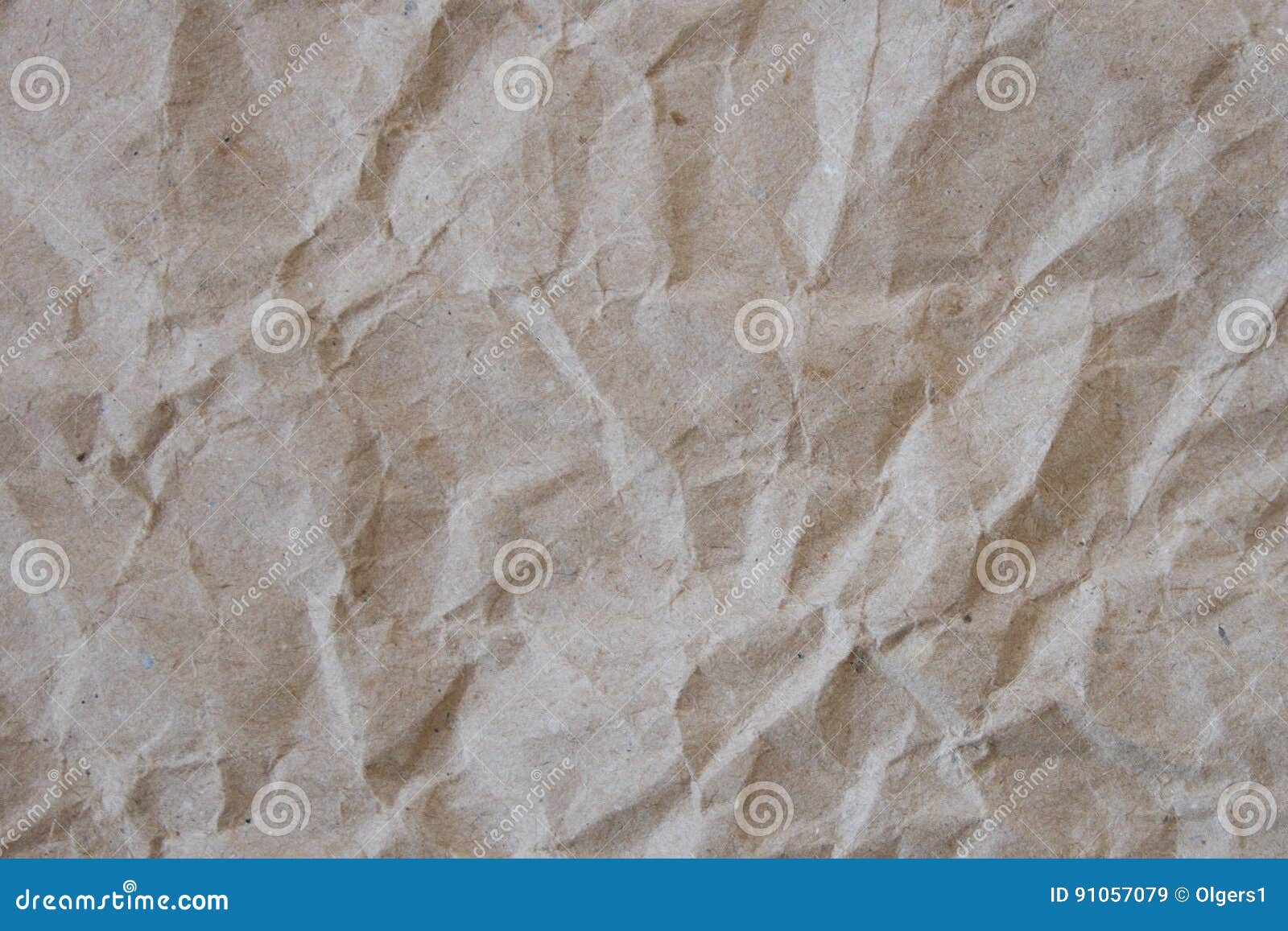 Beige Crumpled Paper Texture Stock Image - Image of vintage, ancient ...