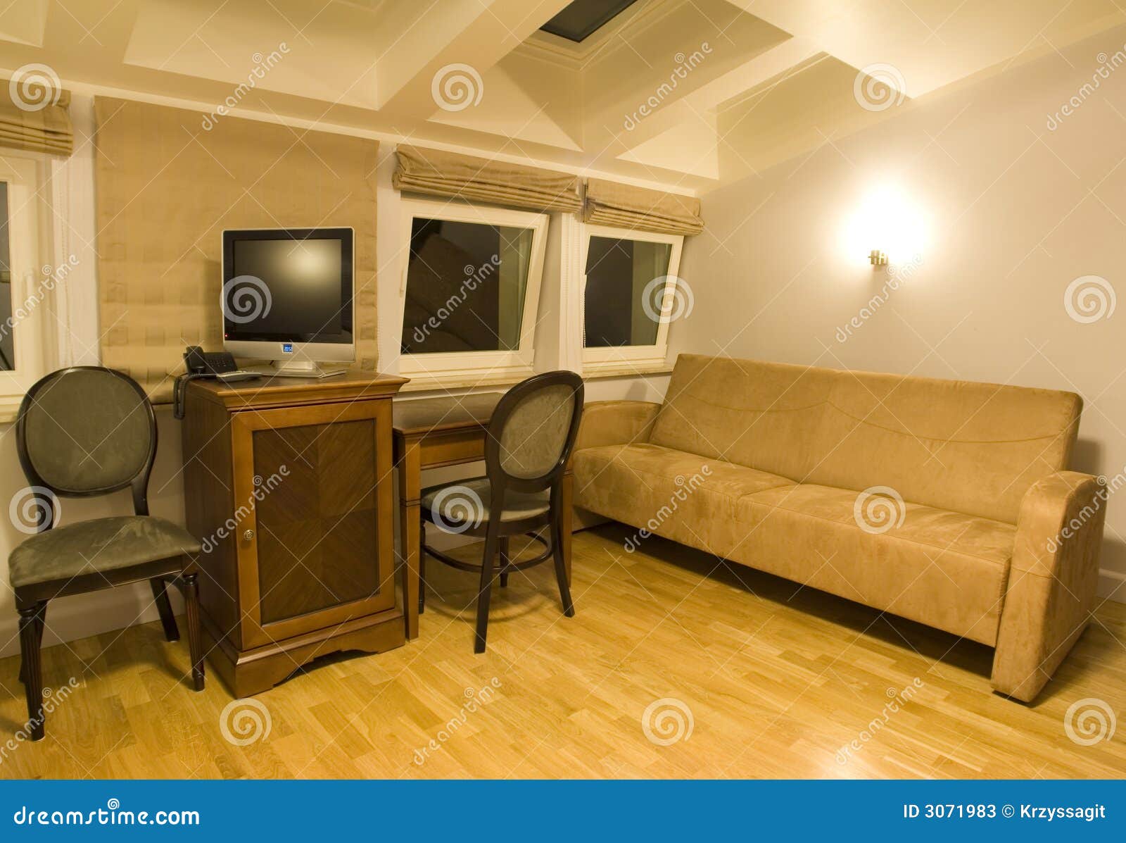 Beige-Dekor Wohnung stockbild. Bild von entwurf, auslegung - 3071983