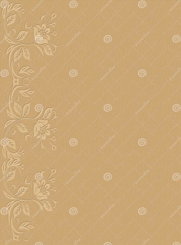 Beige embossed paper. stock illustration. Illustration of decoration ...