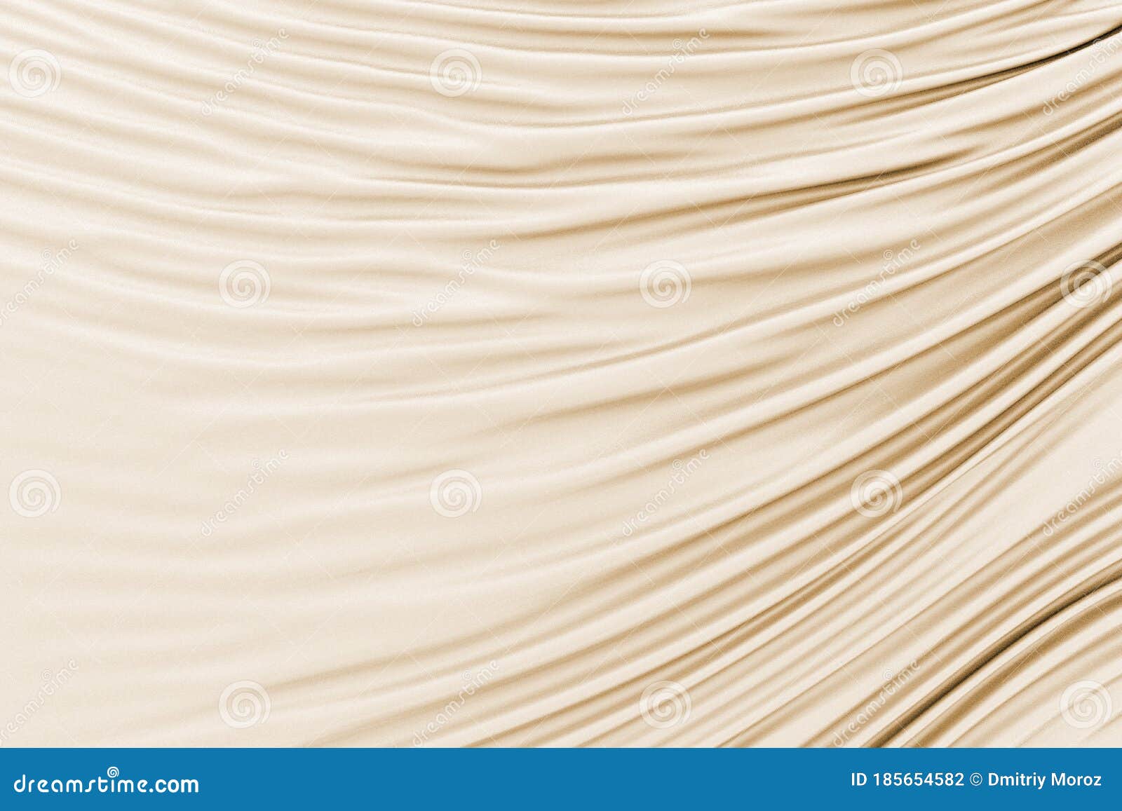 Beige folded fabric stock illustration. Illustration of silk - 185654582