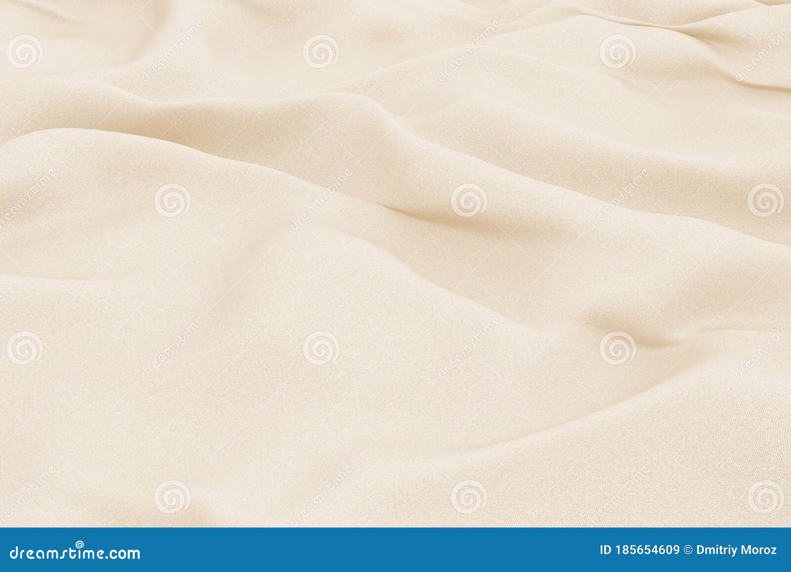Beige folded fabric stock illustration. Illustration of linen - 185654609