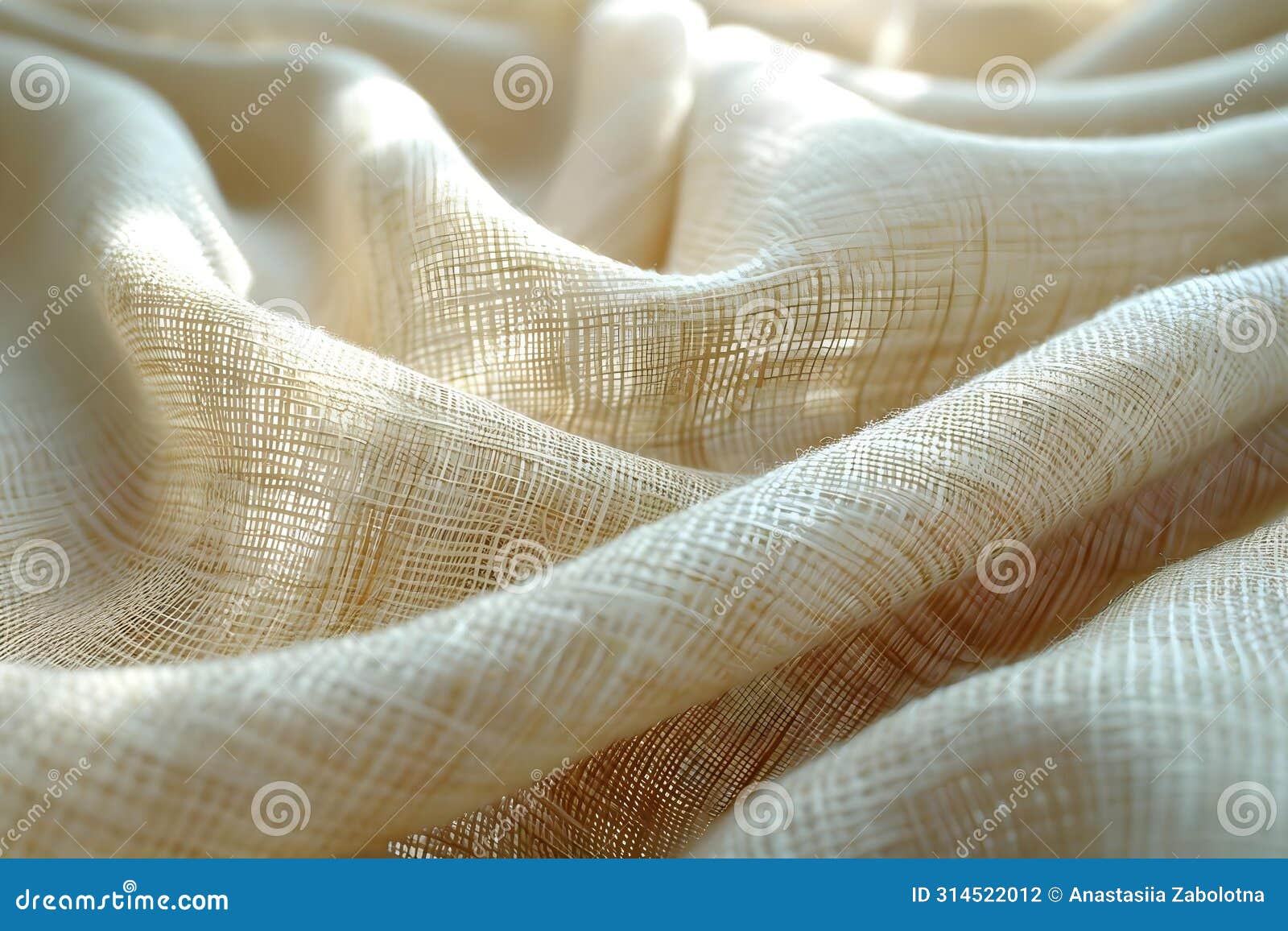 Concept Textile Design, Beige Color Scheme, Beige Fabric Waves with ...