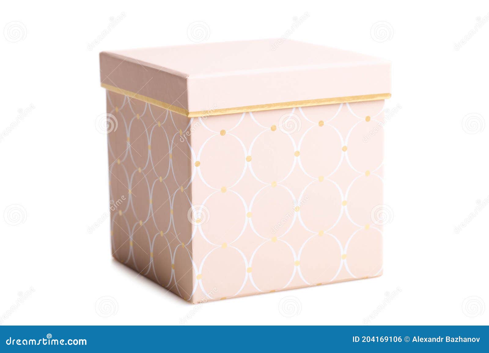 Beige gift box stock photo. Image of celebration, gift - 204169106