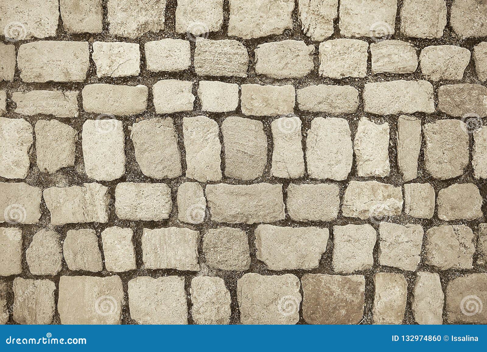 Beige Granite Mosaic Pavement Background Stock Photo - Image of ...