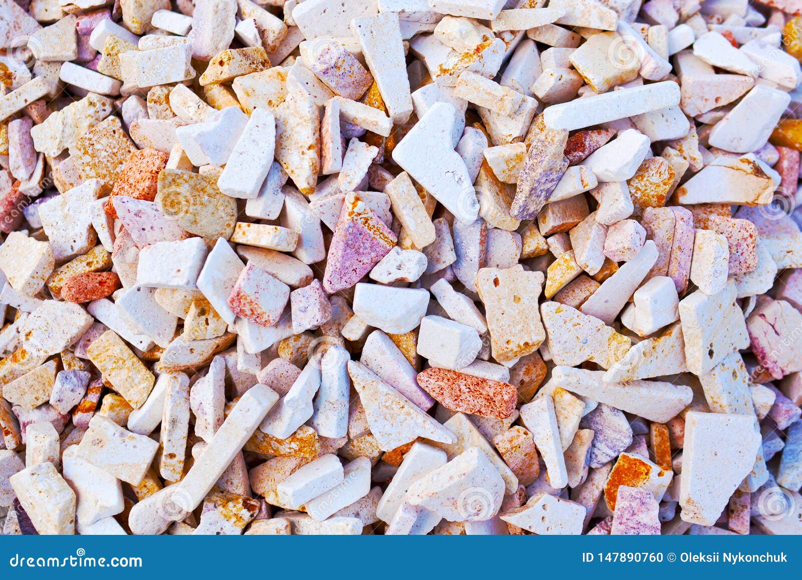 Beige Gravel Stone Floor Texture Background Stock Photo - Image of ...