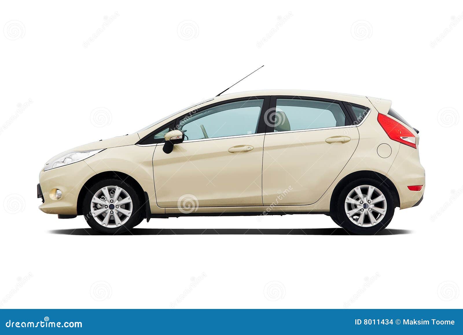 Beige hatchback stock photo. Image of small, lifestyle - 8011434