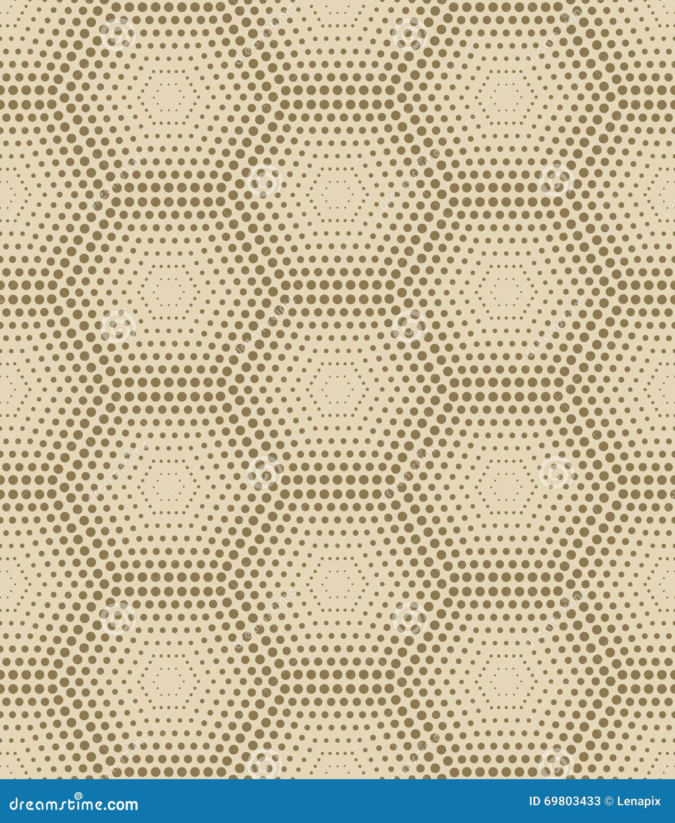 Beige Hexagon Dots Pattern. Stock Vector - Illustration of design ...