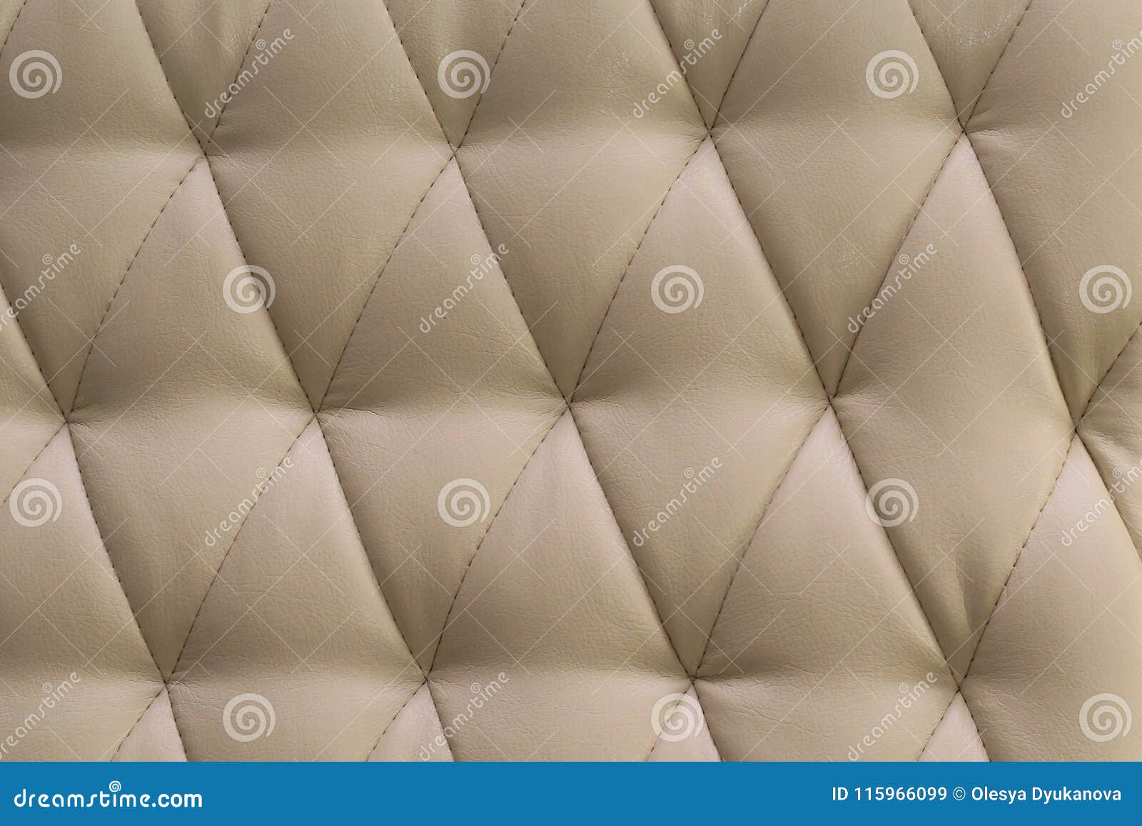 Beige Leather Sofa with Buttons Texture Background Stock Image - Image ...