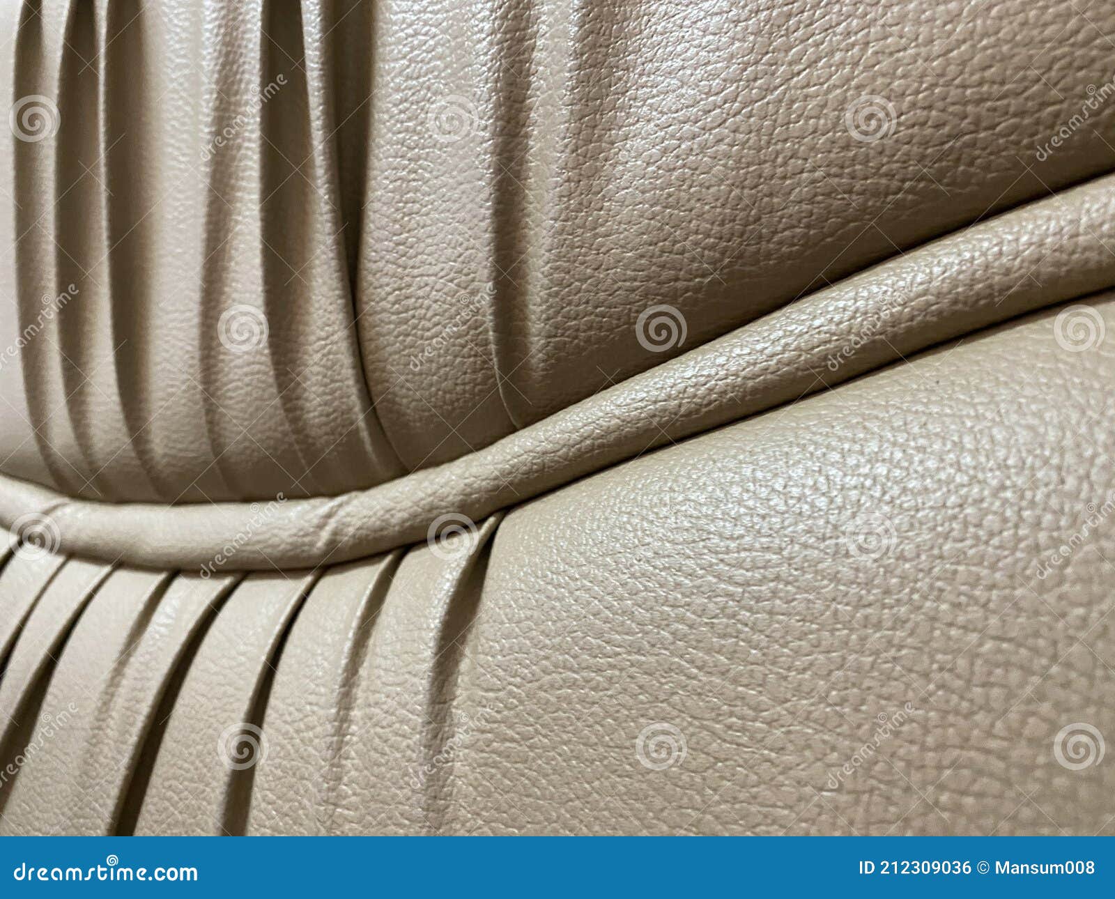 Beige leather texture stock photo. Image of fabric, interior - 212309036