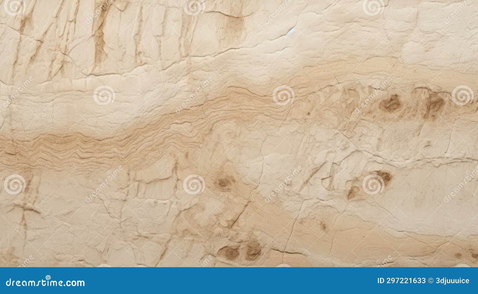 Beige Marble with Bark Horizontal Background. Stock Illustration ...