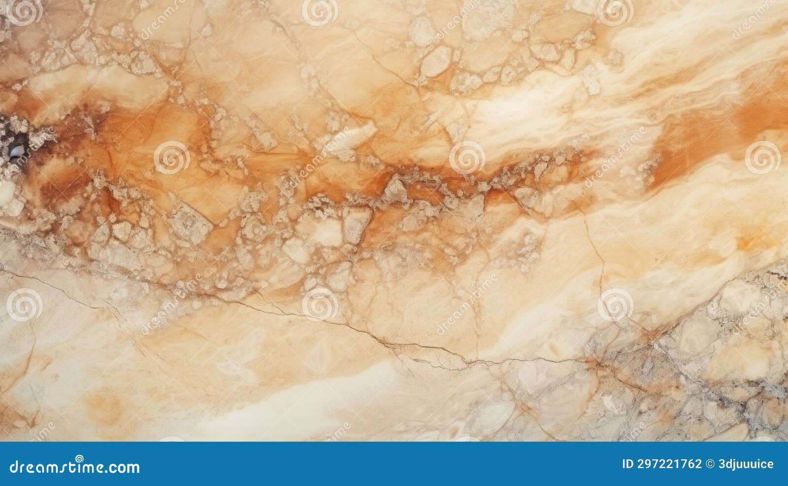 Beige Marble with Lava Horizontal Background. Stock Illustration ...