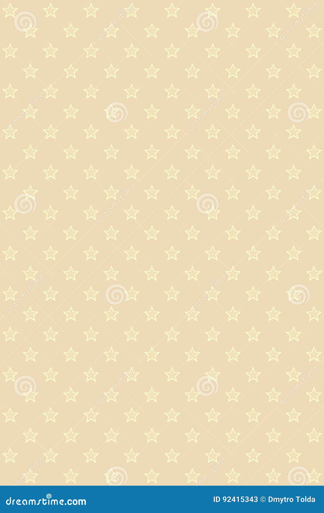 Beige Modern Seamless Pattern with Gold Stars Stock Vector ...