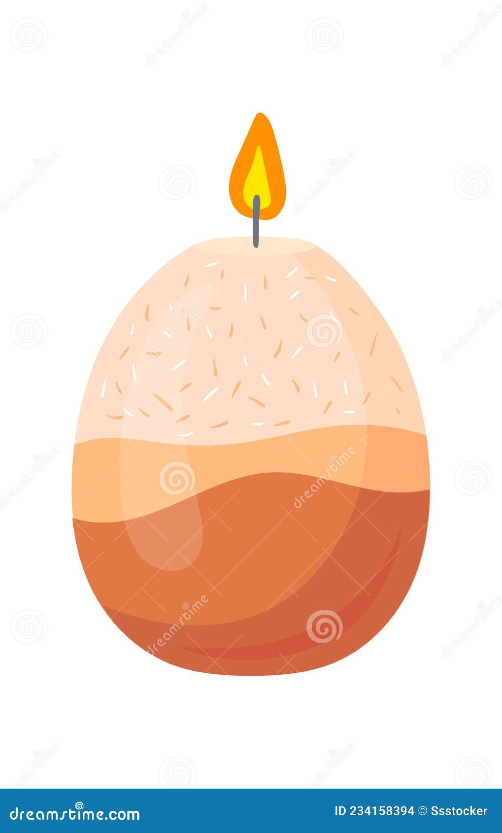 Beige Oval-shaped Object With Smooth, Curved Edge Is Centered Against ...