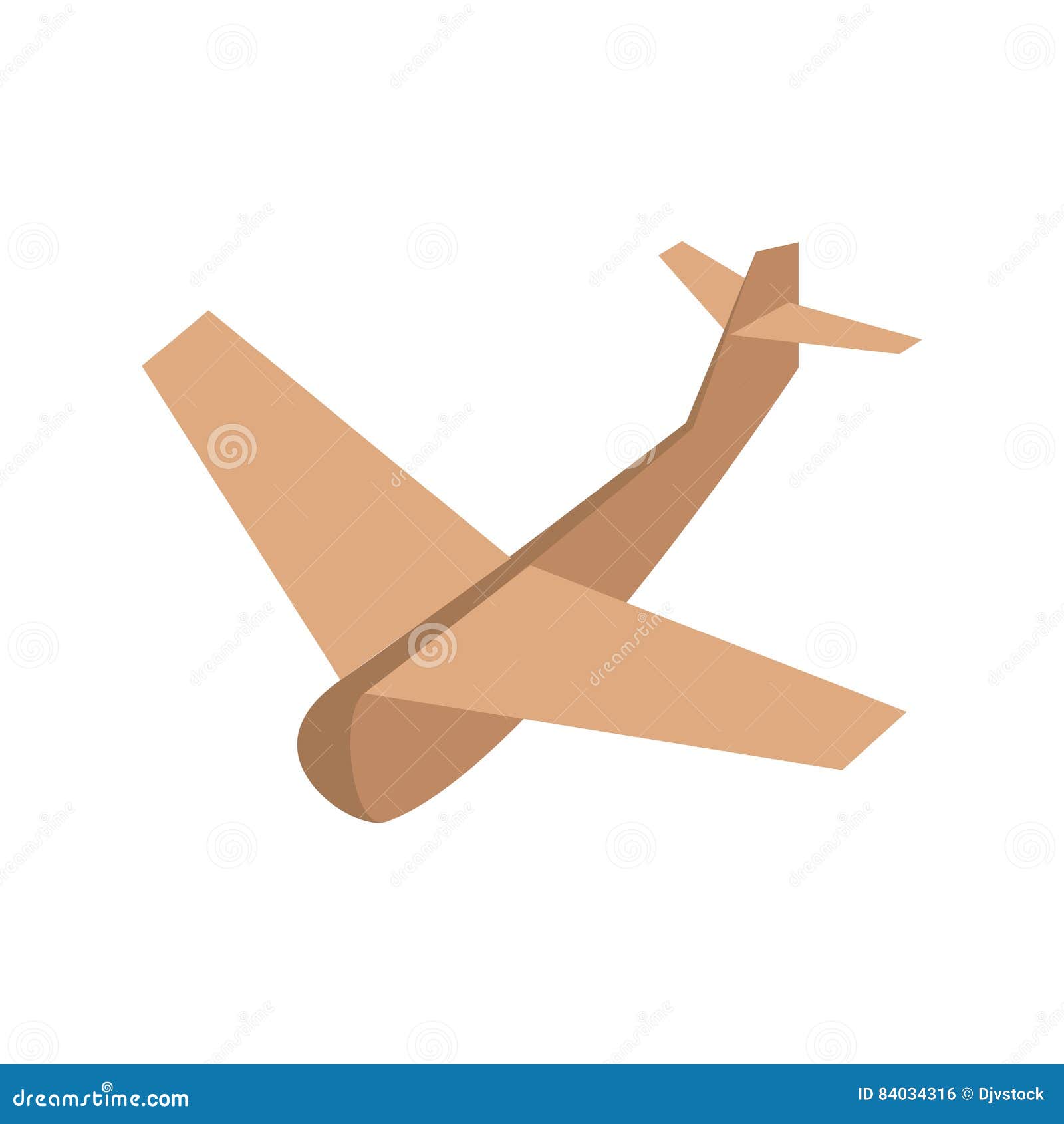 Beige Paper Plane Project Innovation Stock Illustration - Illustration ...