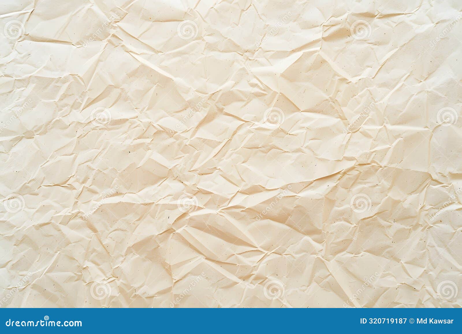 Beige Crumpled Paper Texture Background Stock Illustration ...