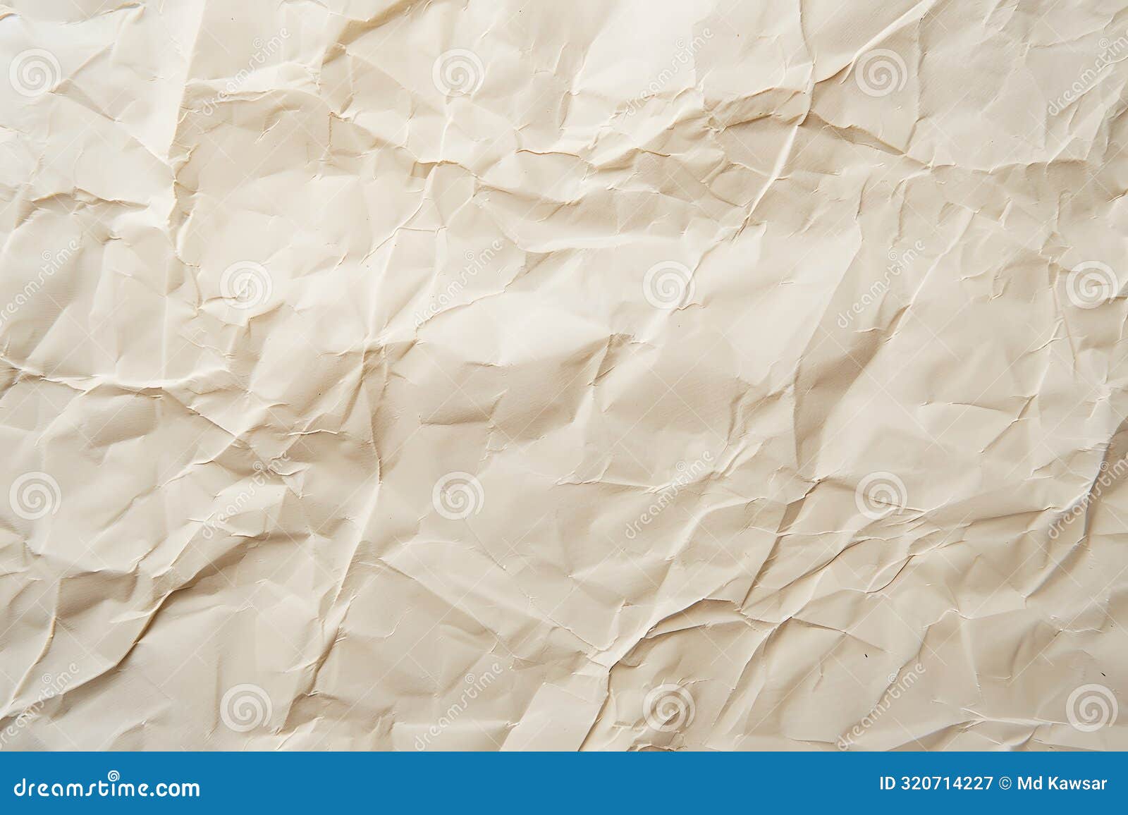 Crumpled Beige Paper Texture Background Stock Illustration ...