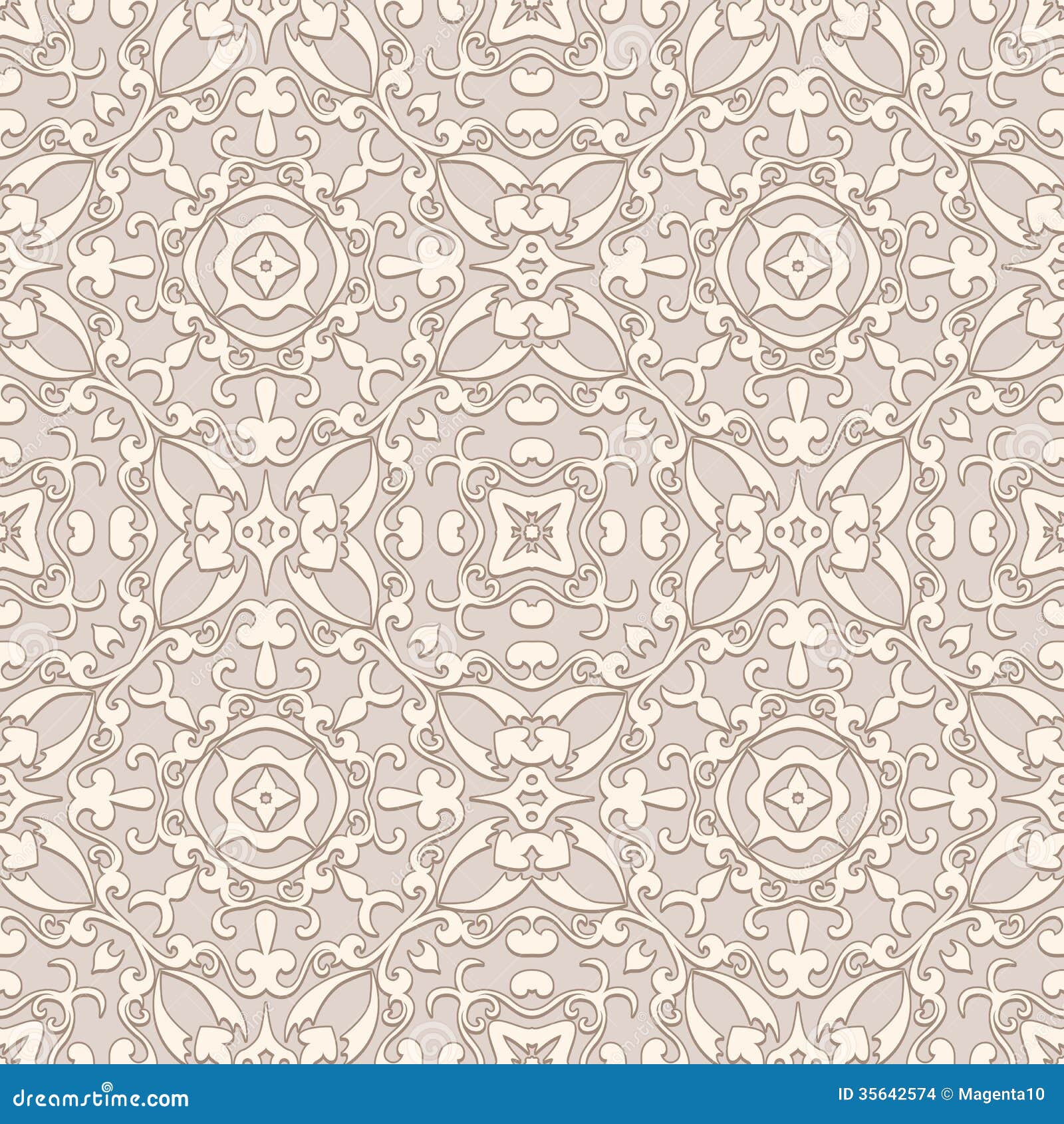 Beige pattern stock vector. Illustration of pale, elegant - 35642574